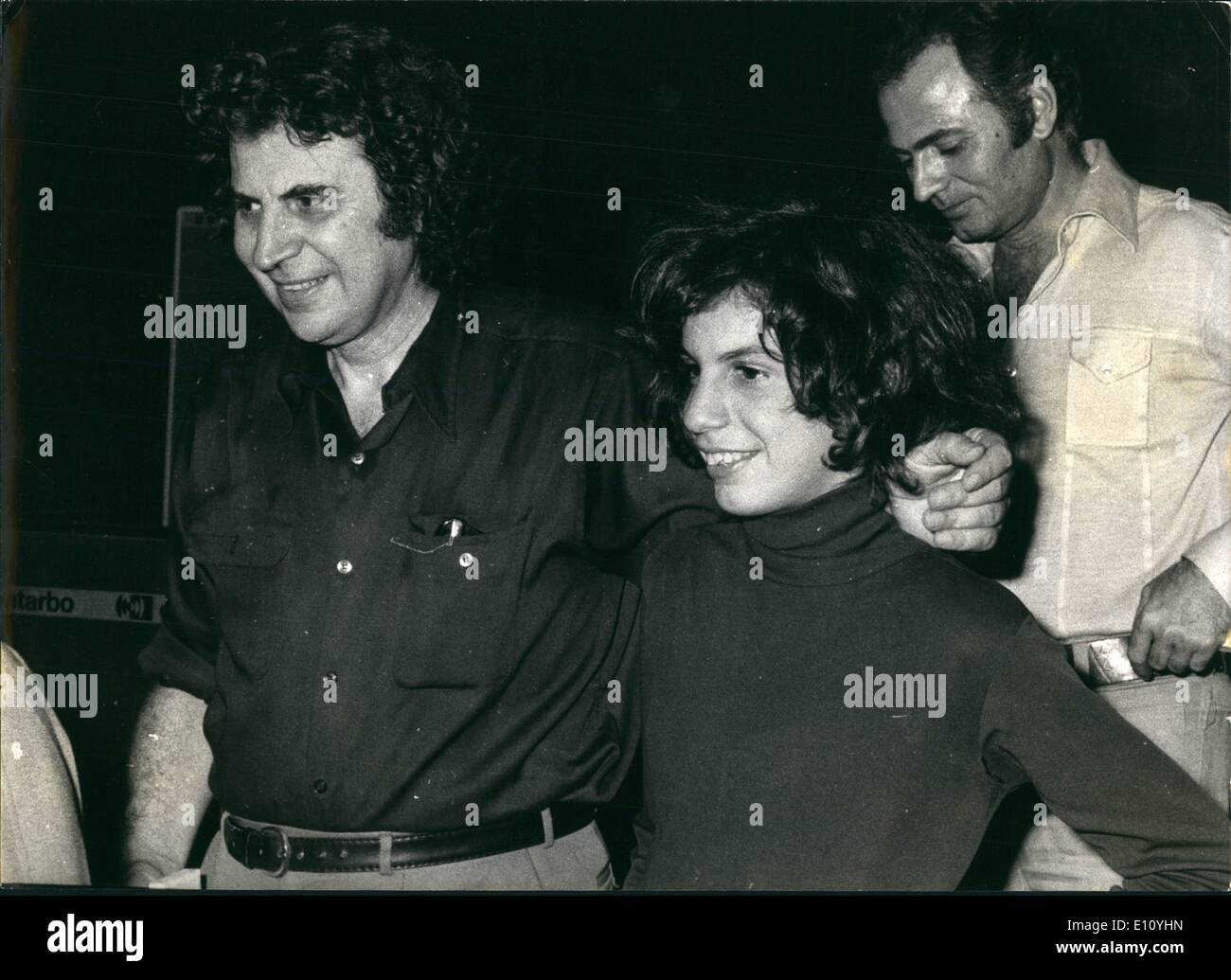 Oct. 10, 1974 - Mikis Theodorakis with his son Stock Photo - Alamy