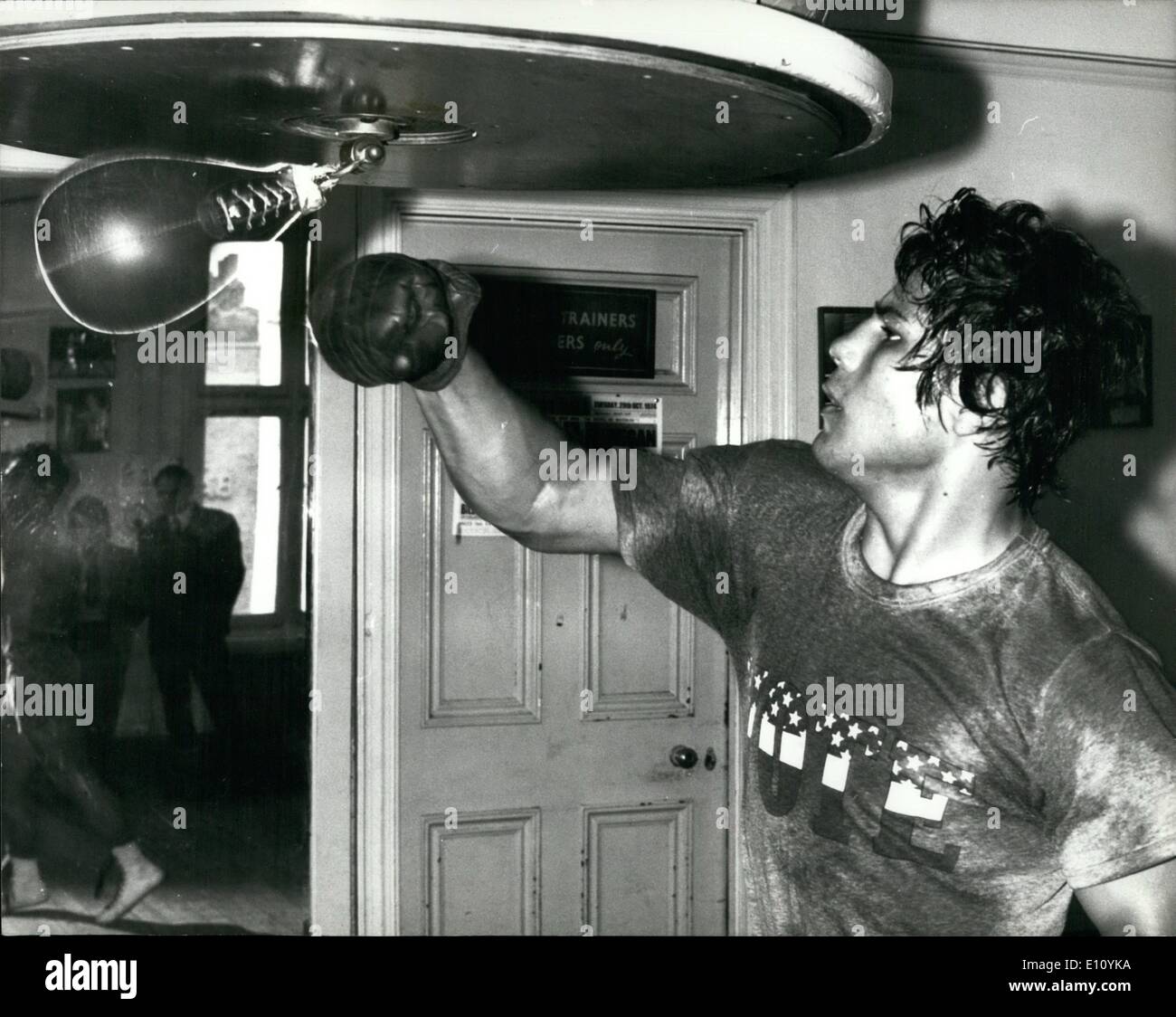 Oct. 10, 1974 - EDUARDO MASON TRAINS FOR RIGHT A3AINST KEVIN FINNEGAN ...