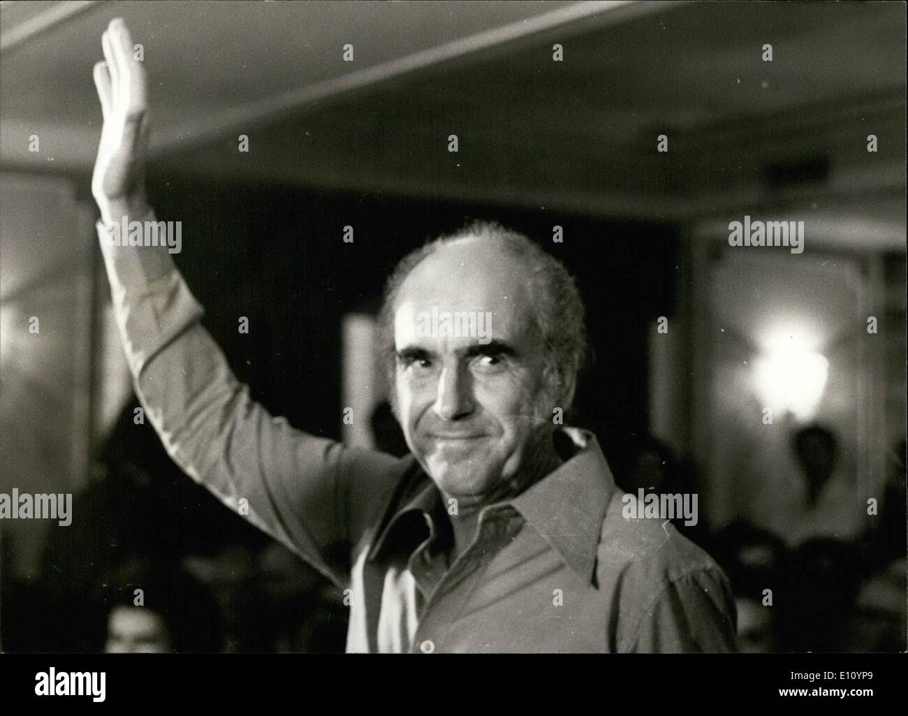 Sep. 09, 1974 - Andreas Papandreou at his first press conference at ...