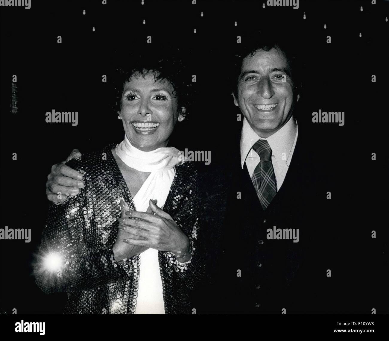 Oct. 10, 1974 - Lena Horne and Tony Bennett Bway Stock Photo - Alamy