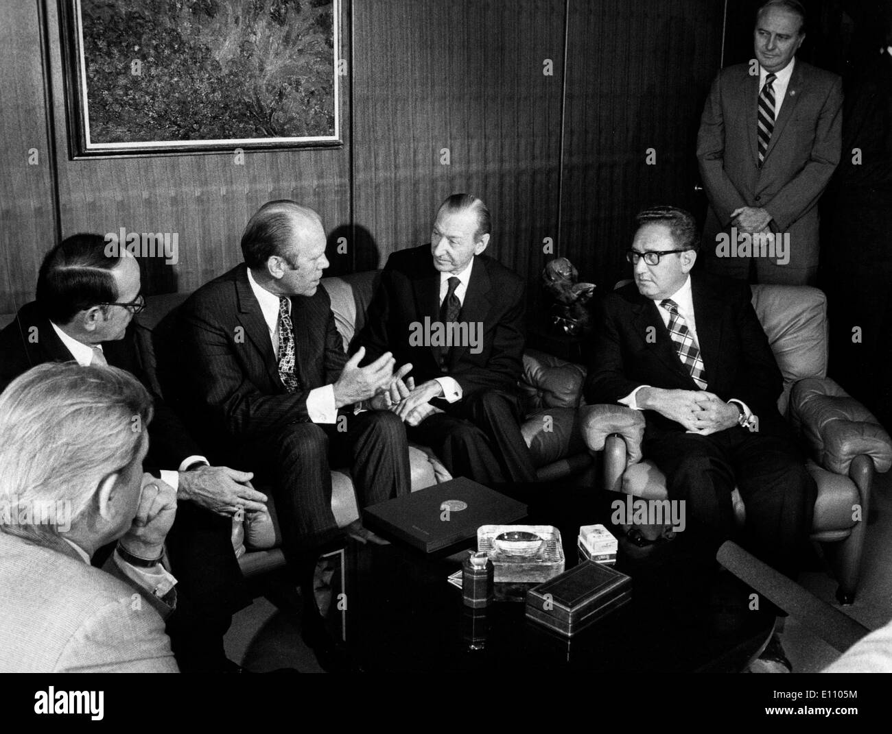 President ford henry kissinger Black and White Stock Photos & Images ...