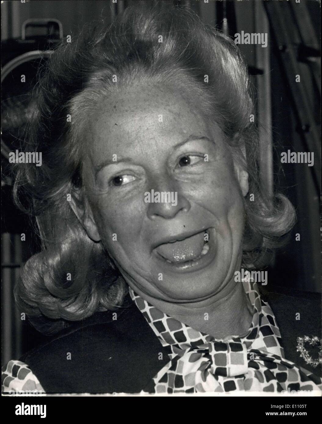 Sep. 20, 1974 - Mrs. Martha Mitchell in London. Mrs. Martha (the Mouth ...