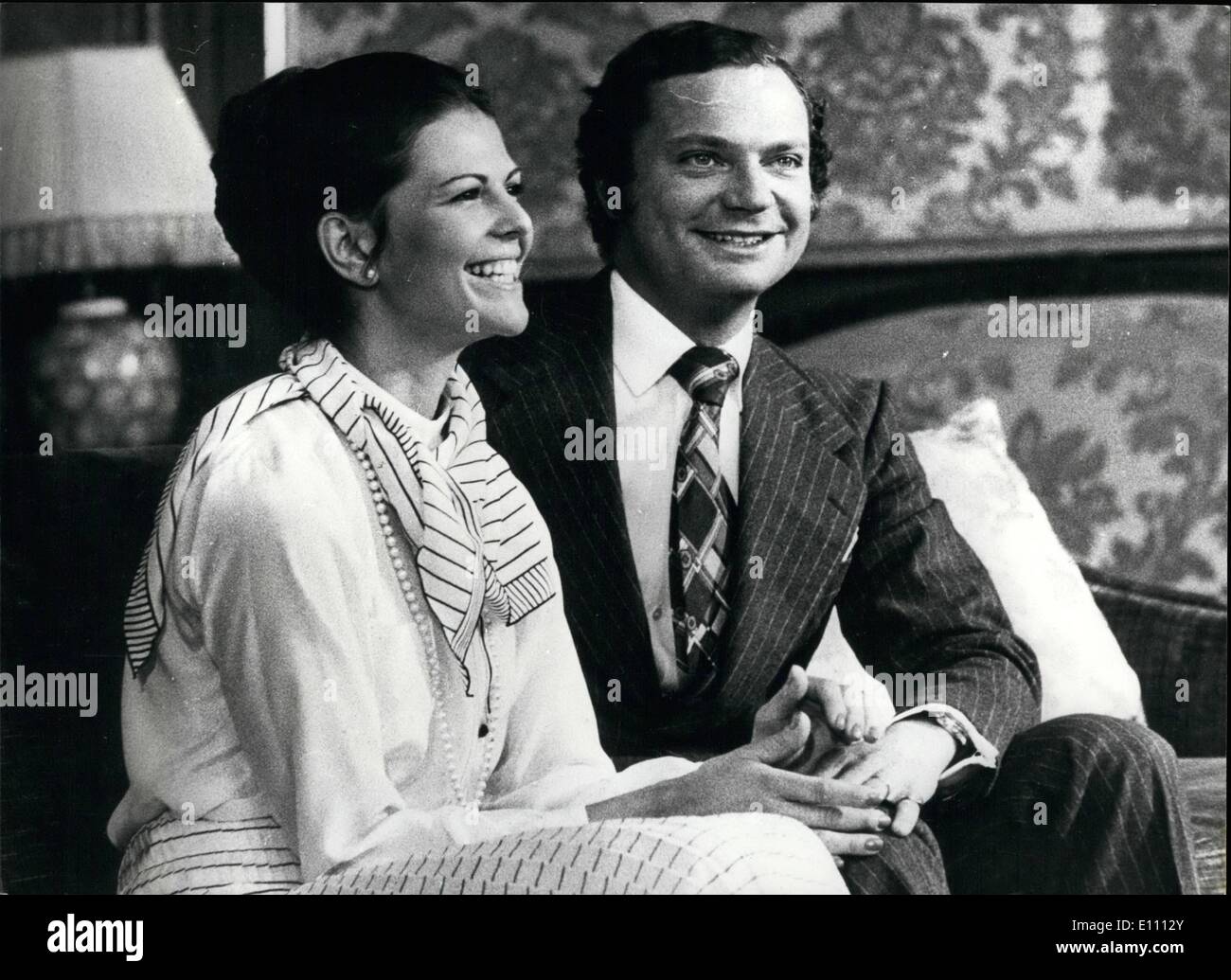 Mar. 03, 1975 - King Carl Gustaf of Sweden to Marry a commoner.: King ...