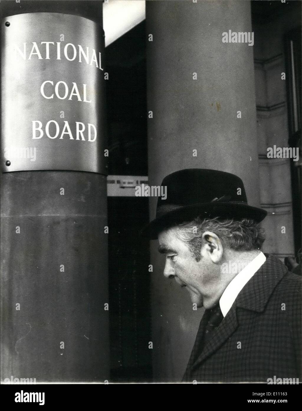 Dec. 12, 1974 - Miners Leader Meet Coal Board Chief: Mr. Joe Gormley ...