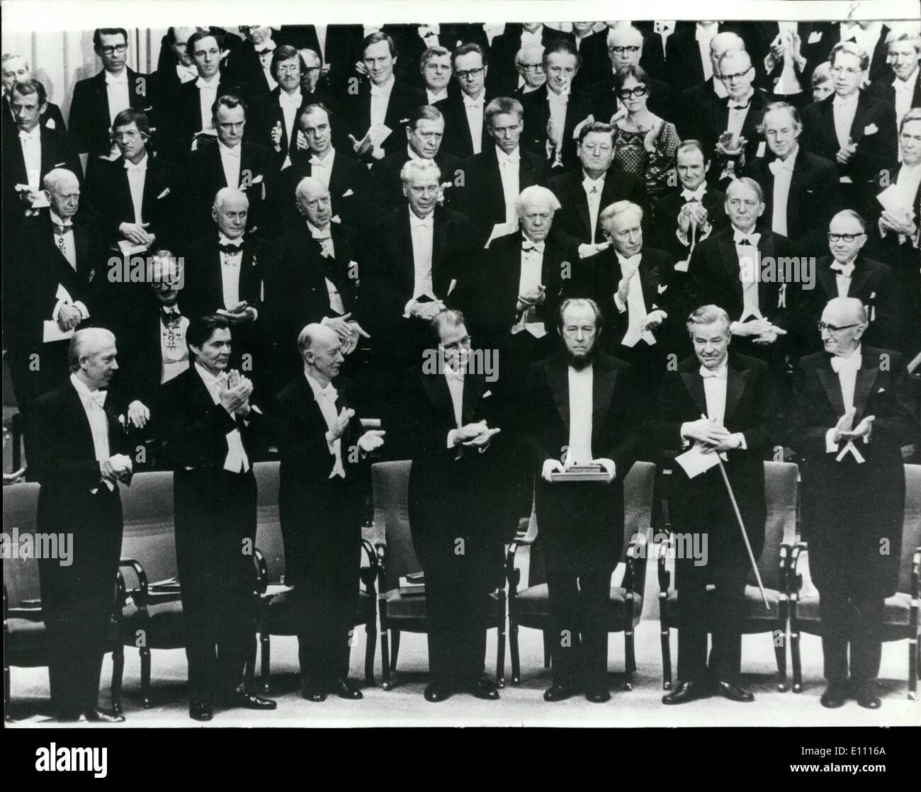 Dec. 12, 1974 - Nobel Prize Presentations In Stockholm.: In a ceremony ...