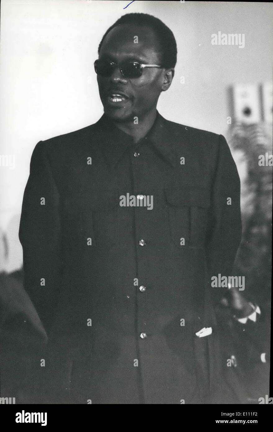 Jan. 01, 1975 - Dr. Holden Roberto, Leader of FNLA, Angolan Liberation ...