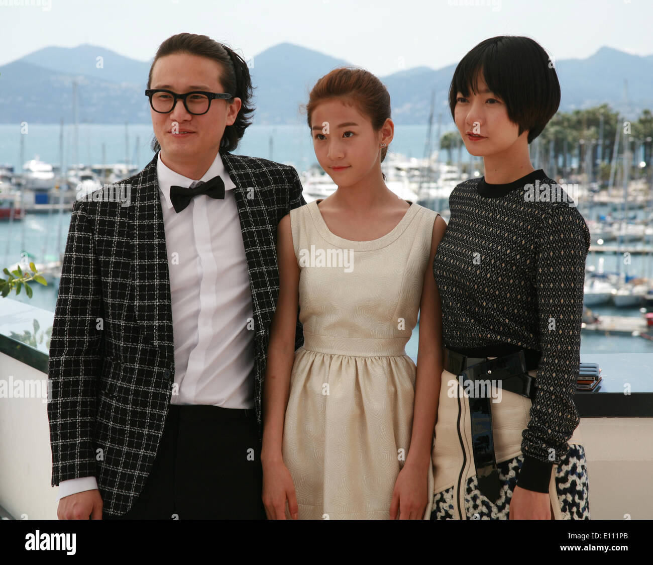 Cannes, France. 20th May 2014. Song Sae Byuk, Kim Sae Ron and Doona Bae ...