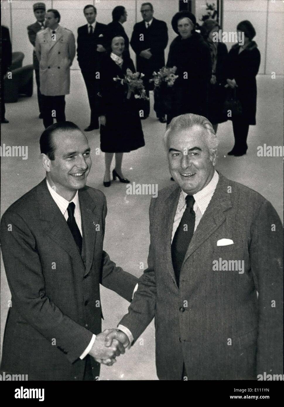 Jan. 06, 1975 - Gough Whitlam, Prime Minister of Australia and his wife ...