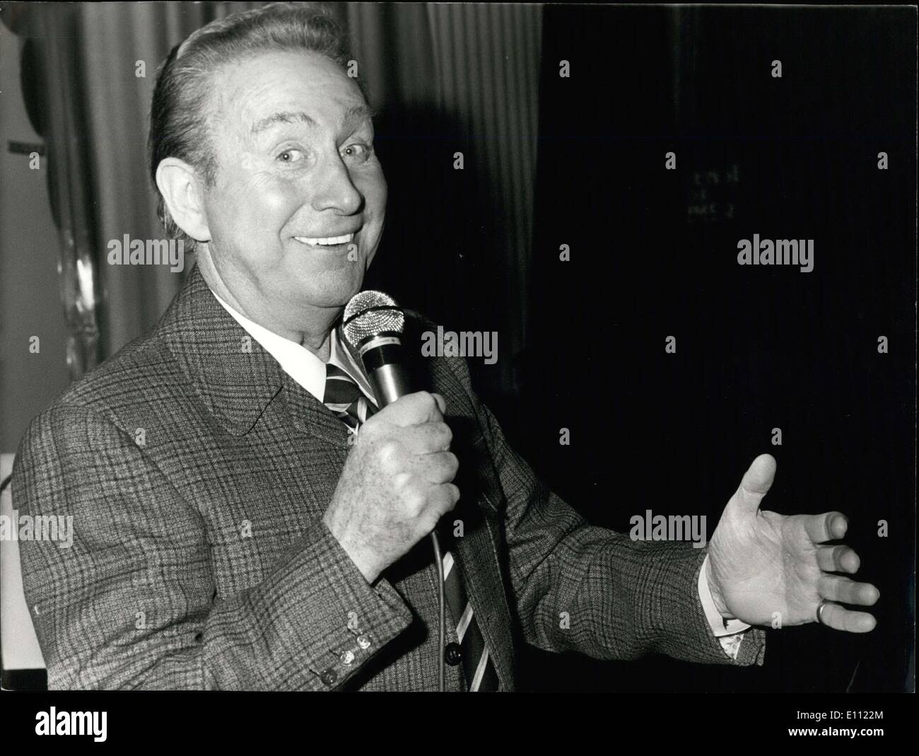 Apr. 05, 1975 - Charles Trenet Performing at the Olympia Stock Photo ...