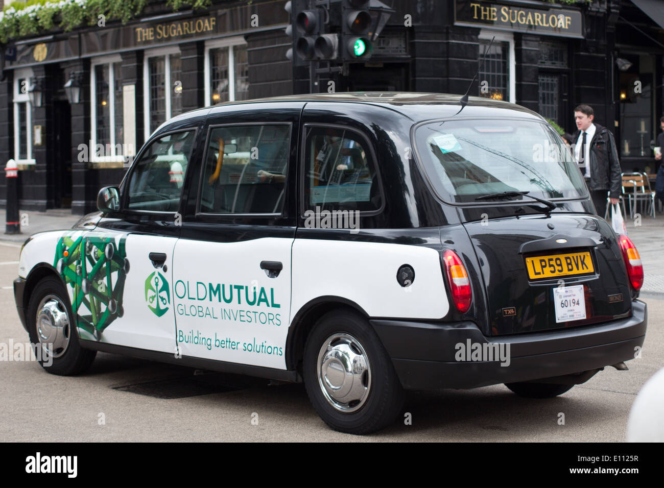 London Taxi cabs in The City of London Stock Photo - Alamy