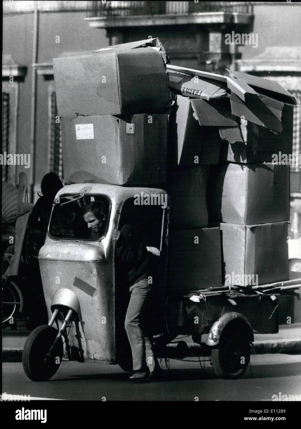 Feb. 02, 1975 - One of the various trade of the poor person to go on in ...