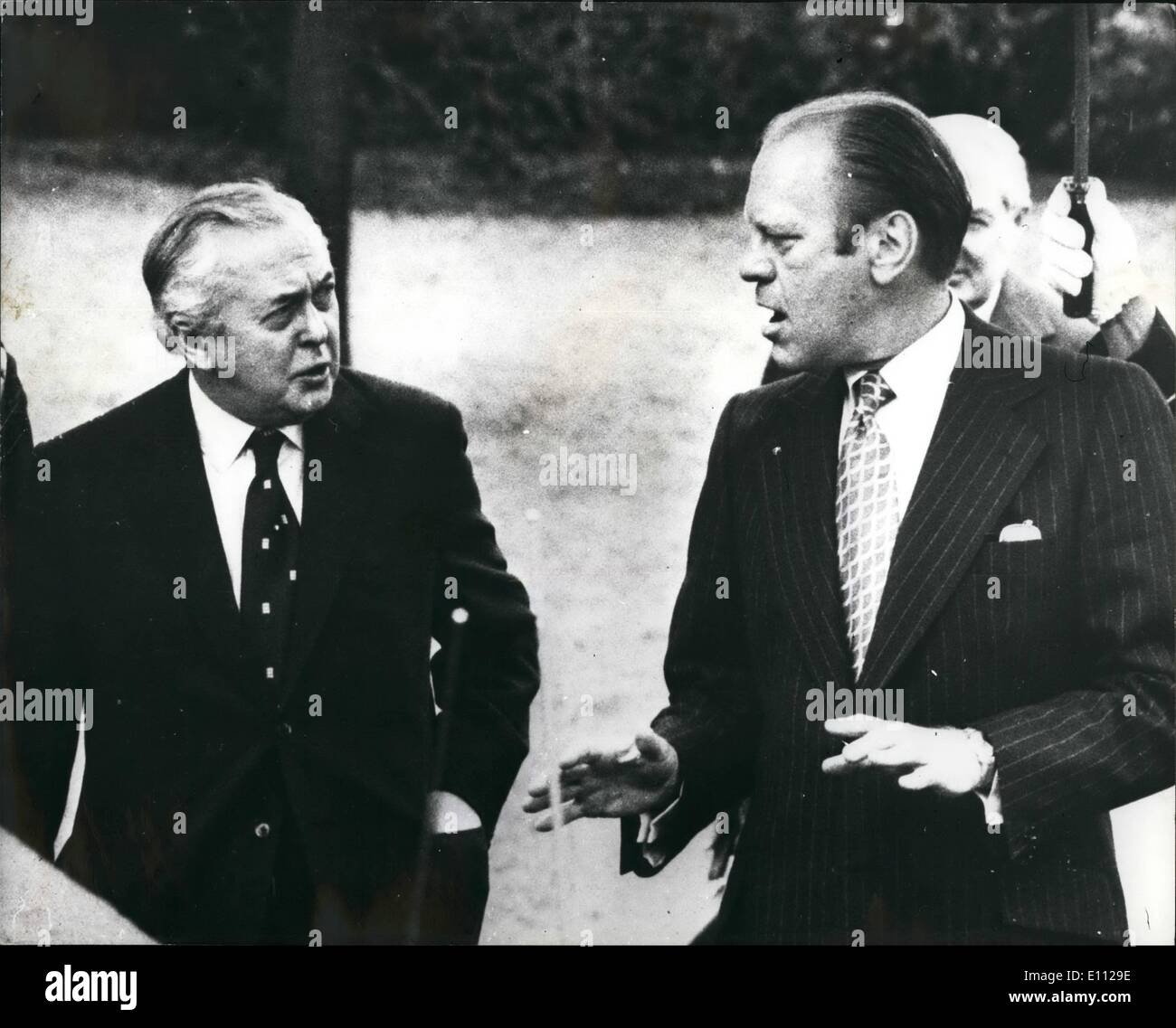 Feb. 02, 1975 - Mr. Wilson in Washington. photo shows Britain's prime ...