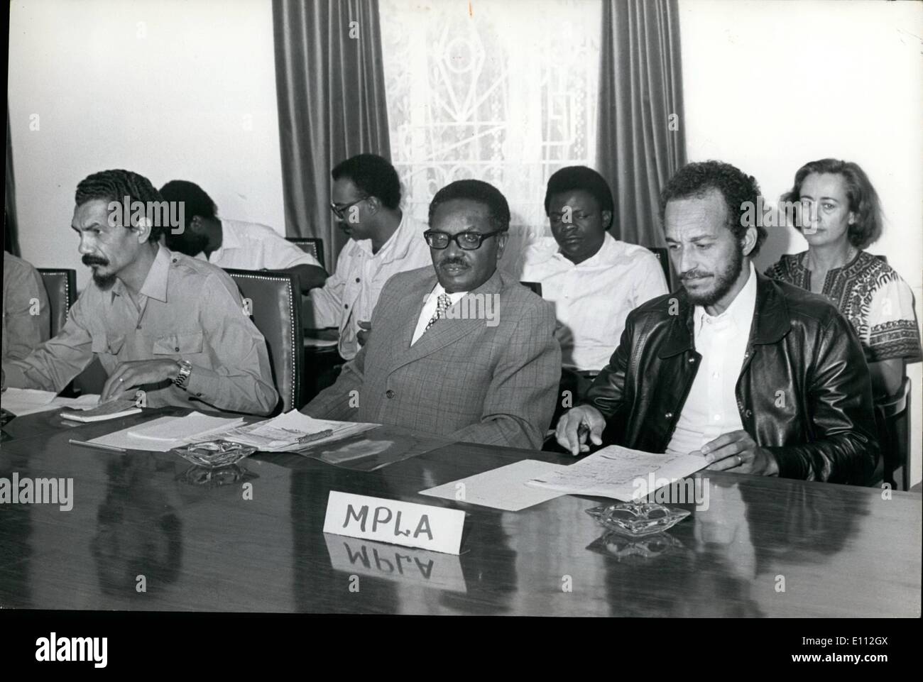 Jun 06 1975 leaders mpla delegation hi-res stock photography and images ...