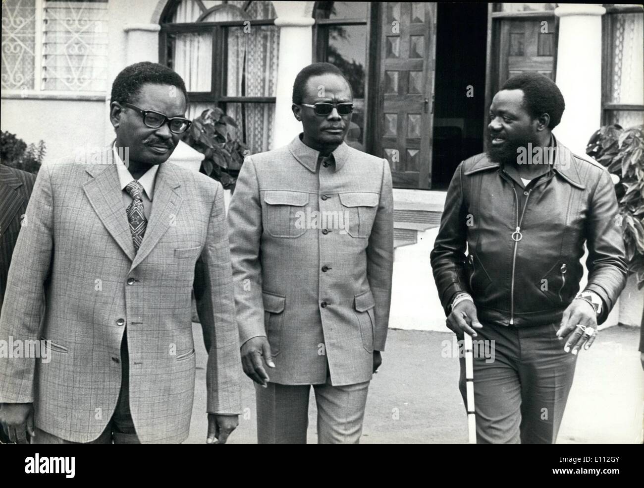 Jun. 06, 1975 - Angola leaders in Kenya: The leaders during the Nakuru ...