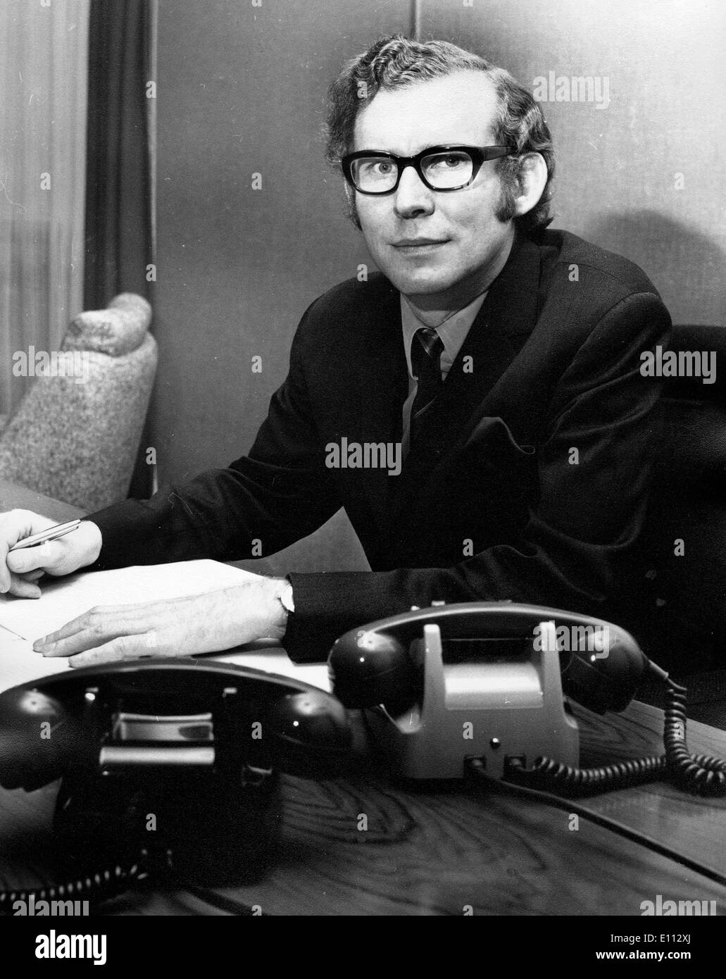 Jun 12, 1975; New York, NY, USA; Portrait of JOHN BAILIE, Minister of ...