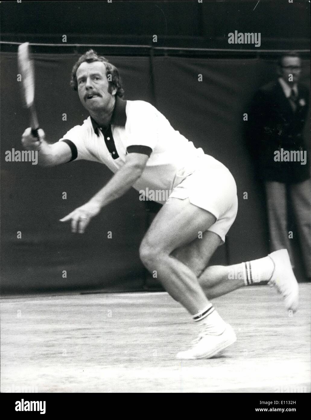 Jun. 06, 1975 - Wimbledon Tennis Championships A Ashe V G Stilwell ...