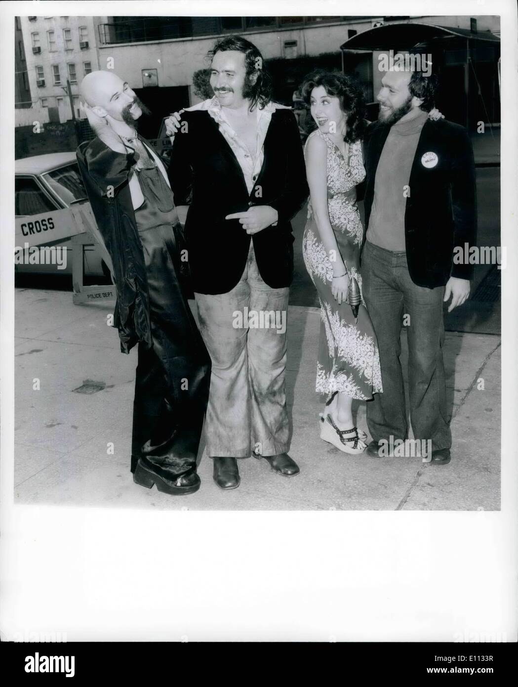 Jun. 06, 1975 - After a Press Conference for EROS 75 : from L to R ...