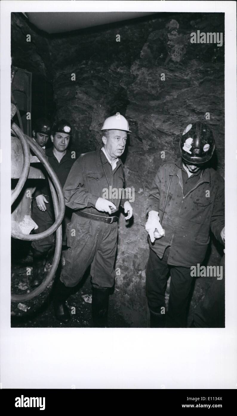 Jun. 06, 1975 - Israel: Timna copper mines near ilot visit by Premier ...