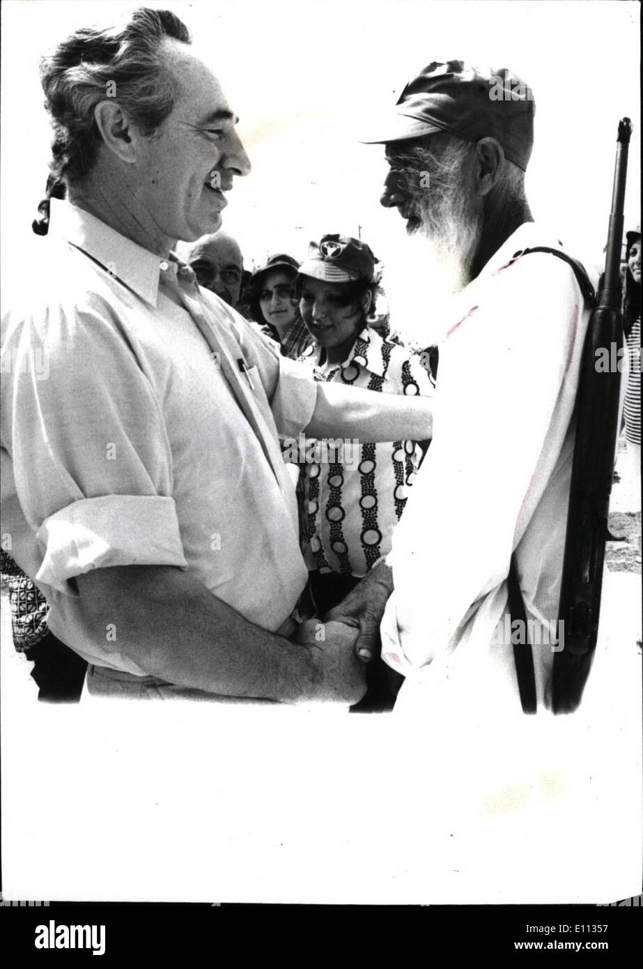 Jun. 06, 1975 - Israel Defense Minister Attends Passing Out Parade of ...