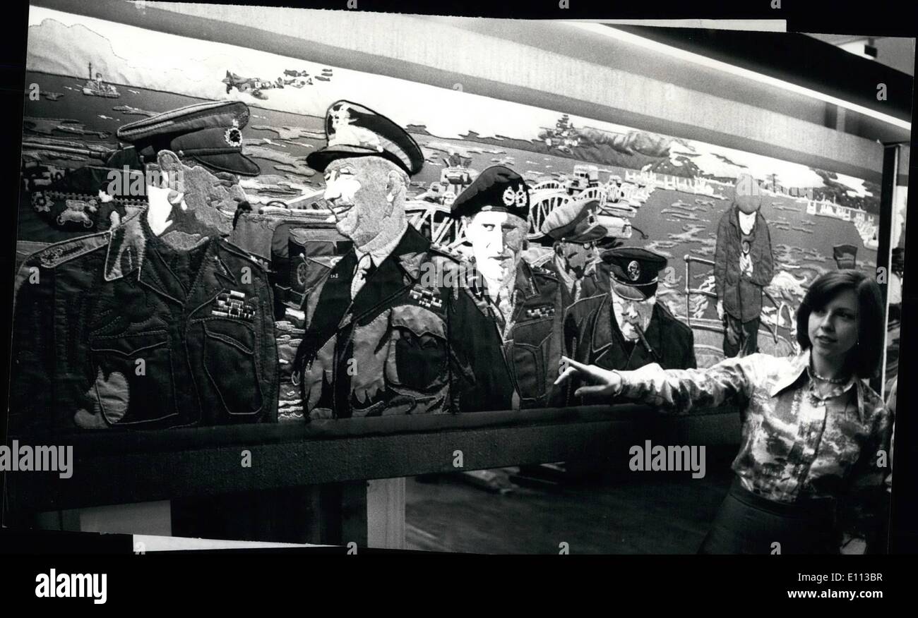 Jul. 07, 1975 - The overlord embroidery on show in Britain for the ...