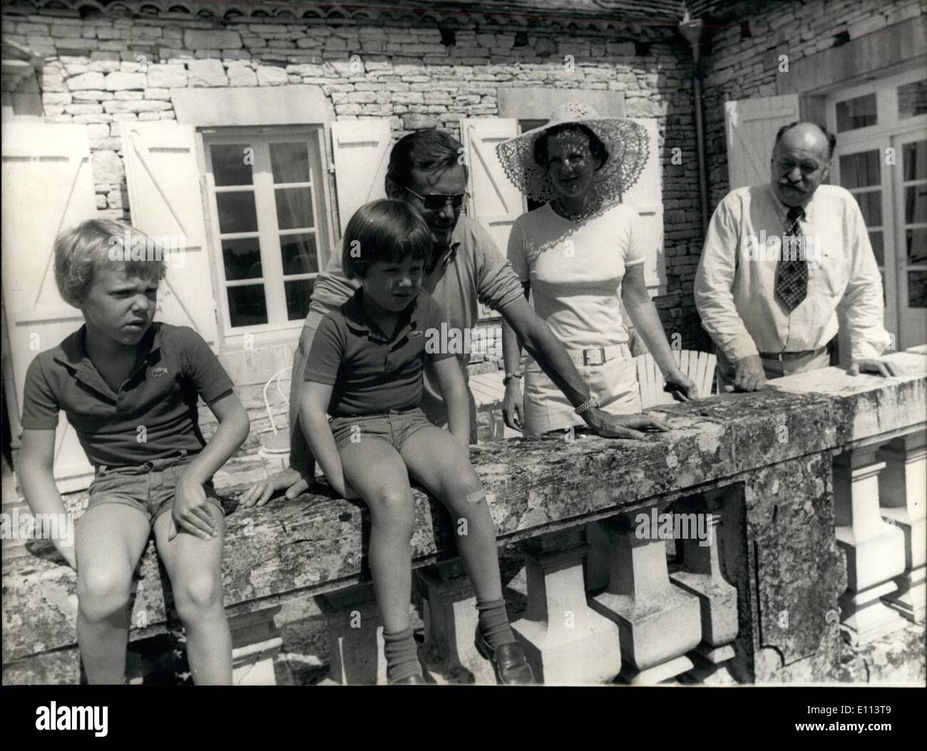 Jul. 07, 1975 - Queen Margrethe and Prince Henrik of Denmark and their ...