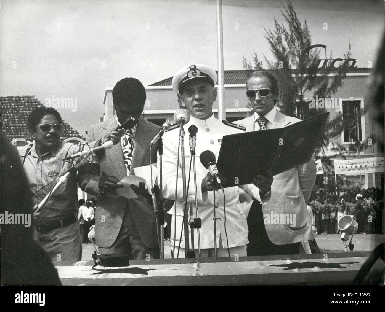 Jul. 12, 1975 - Independence of the islands of S.Tome and Principe on ...