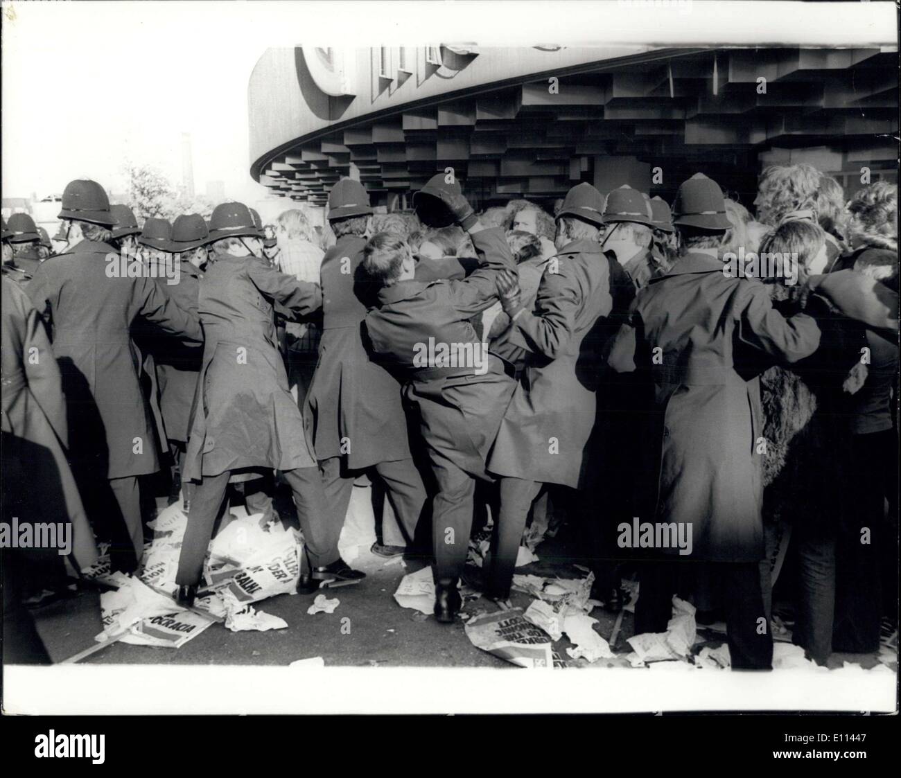 Oct. 11, 1975 - Polices Clash With Members Of The Left-Wing ...