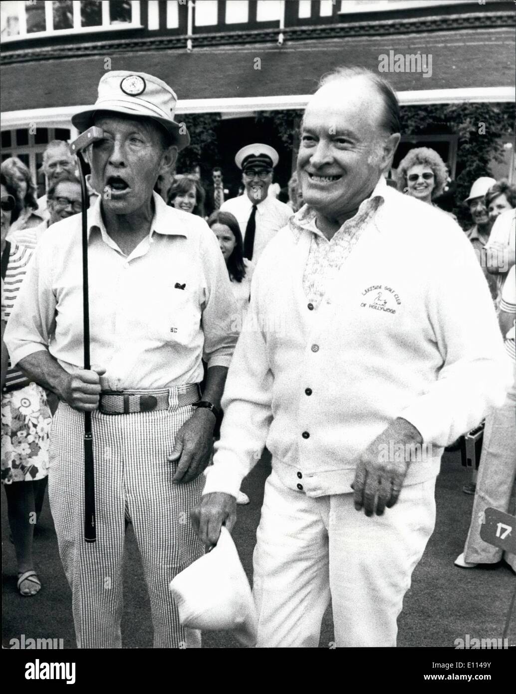 Aug. 08, 1975 - Bob Hope and Bing Crosby get together at the Pro-Am ...