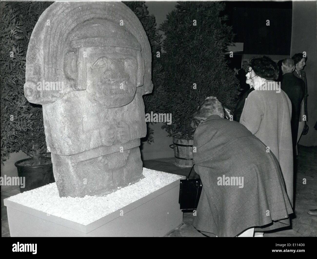 Nov. 07, 1975 - Funeral Statue from St. Agustin Region at Colombian Art ...