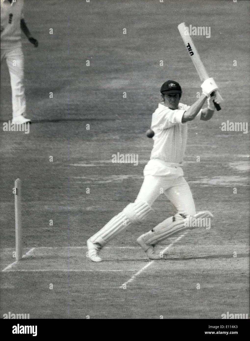 Aug. 08, 1975 - England V Australia at Lords: Photo shows Ross Edwards ...