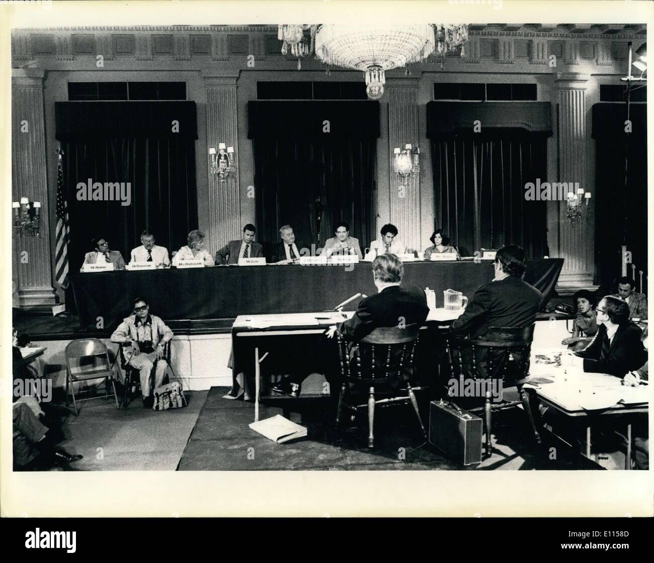 Aug. 27, 1975 - Vice President Rockefeller testifying before the ...