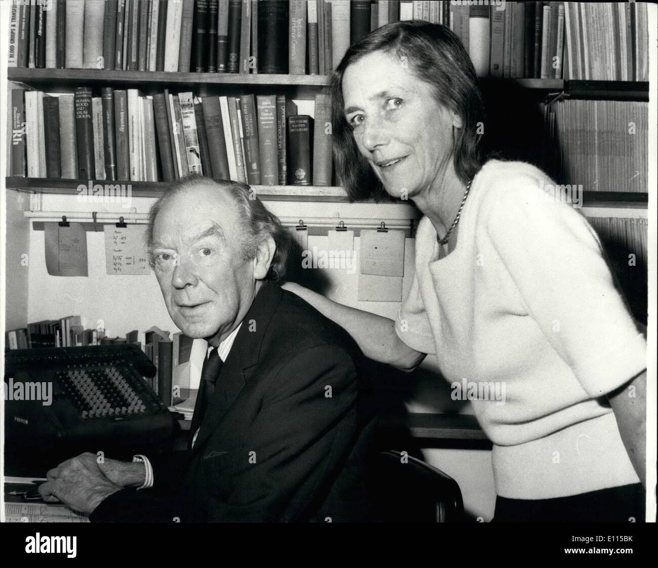 Dec. 12, 1975 - Robert Russell Race & wife Ruth Sanger blood research ...