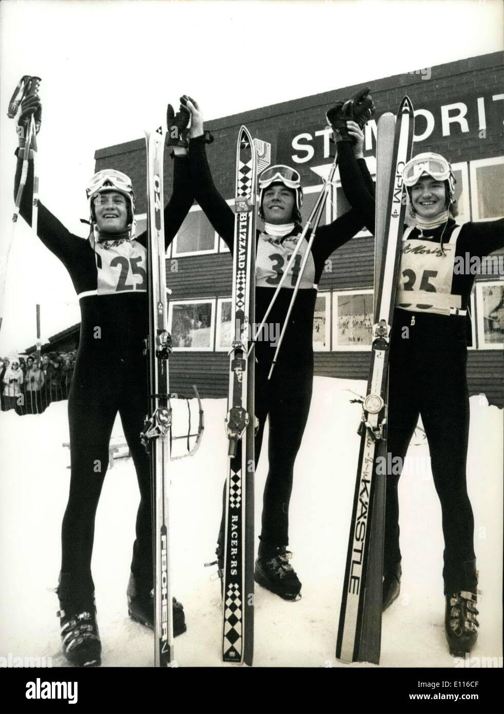 Feb. 12, 1976 - General Rehearsal In St. Moritz: Swiss place St. Moritz ...