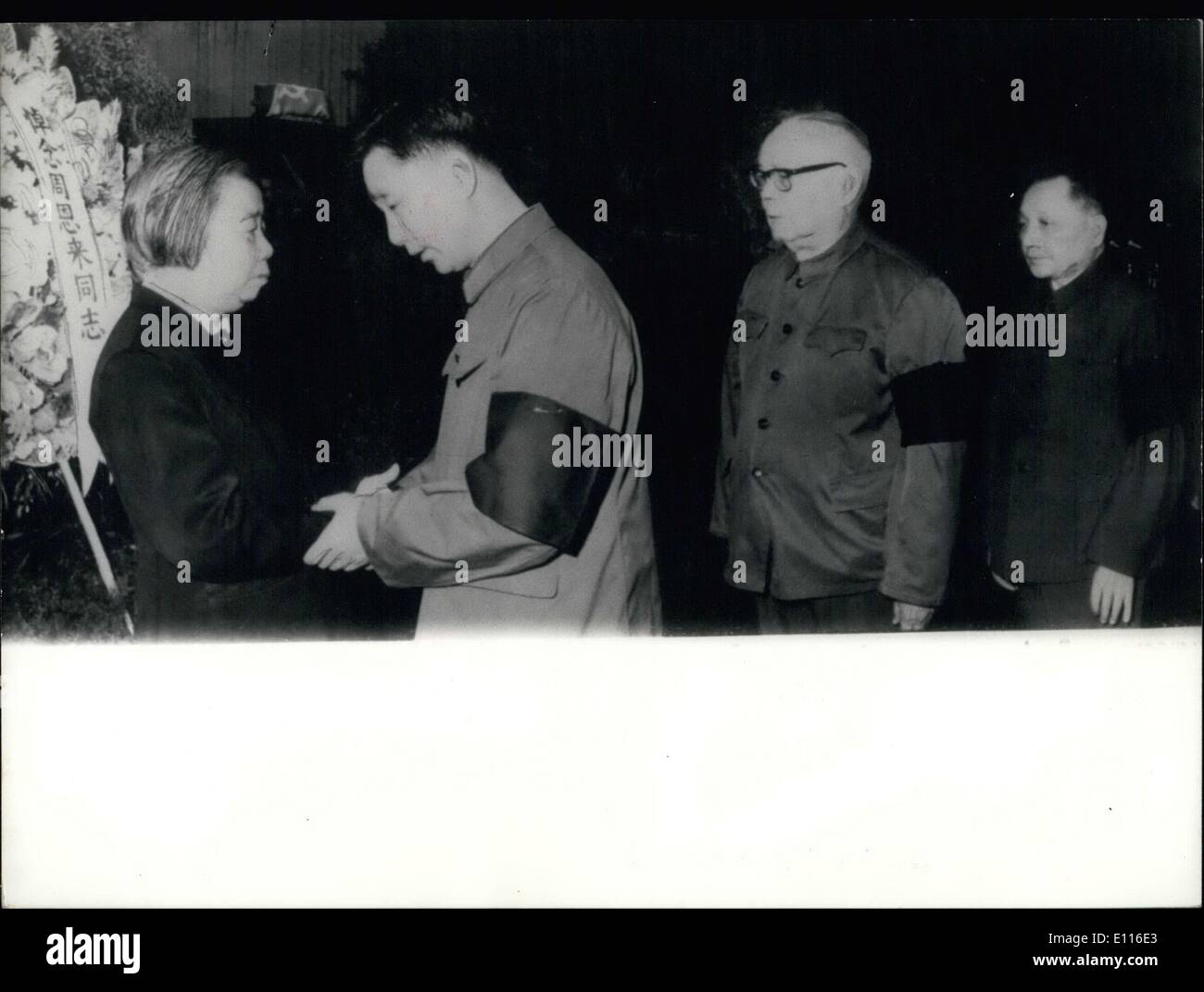 Jan. 16, 1976 - Here are Wang Hung Wen, Yeh Chien Yiang, and Deng ...