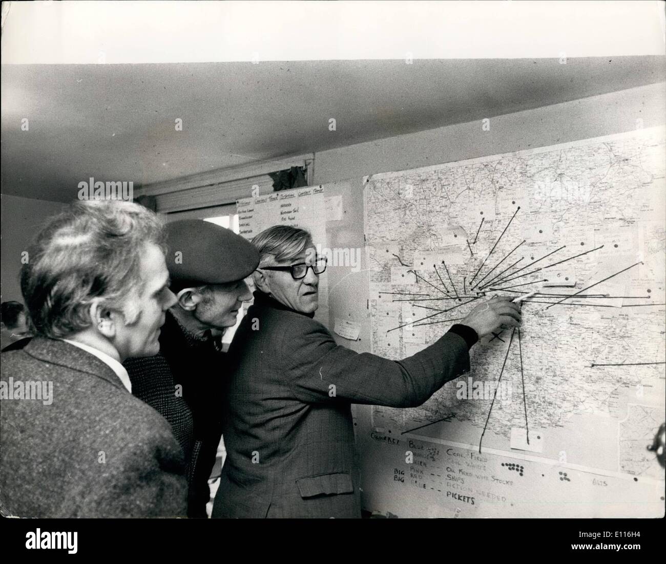 Feb. 02, 1976 - The Miner's Strike; Phot Shows Bert Golding with ...