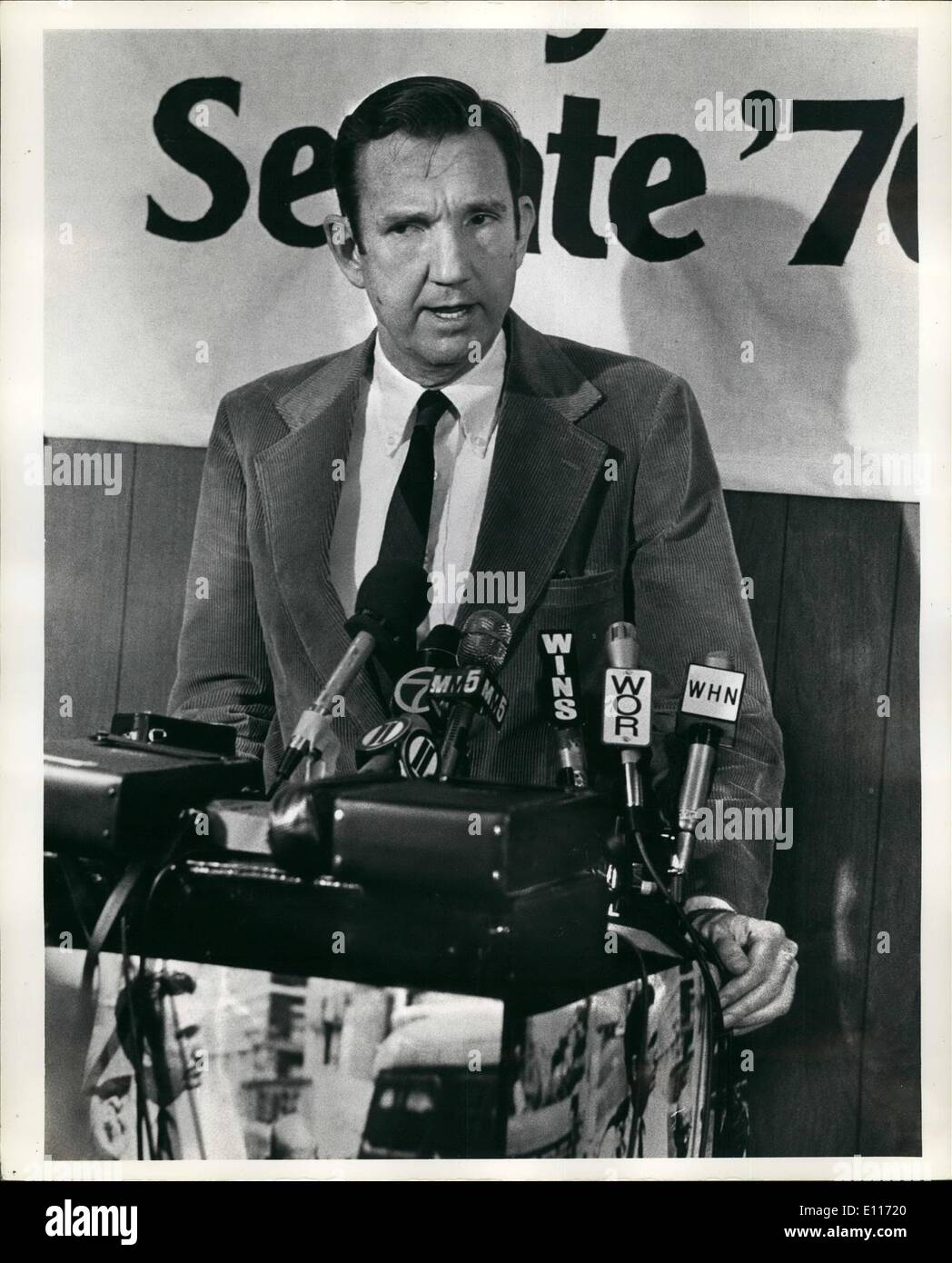 Mar. 03, 1976 - Former U.S. Attorney General Ramsey Clark talking with ...