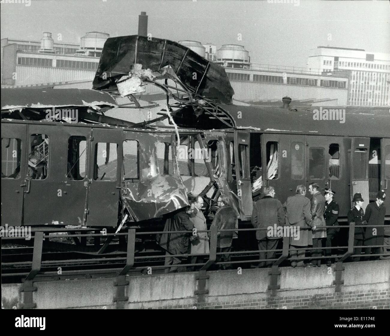 Mar. 03, 1976 - A Bomb Blast an Empty Train Outside Cannon Street ...