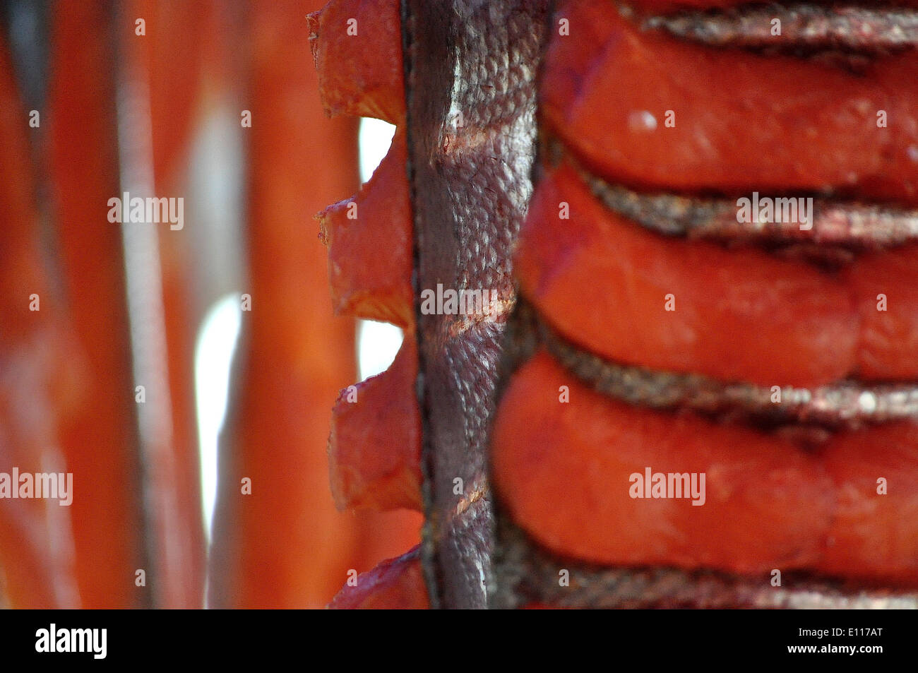 Alaska salmon drying hi-res stock photography and images - Alamy