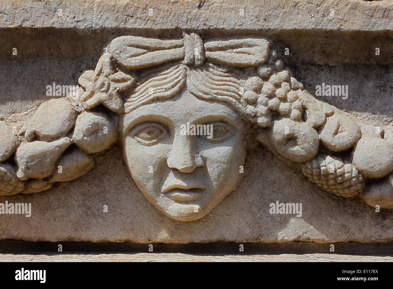 Marble historical face Stock Photo - Alamy