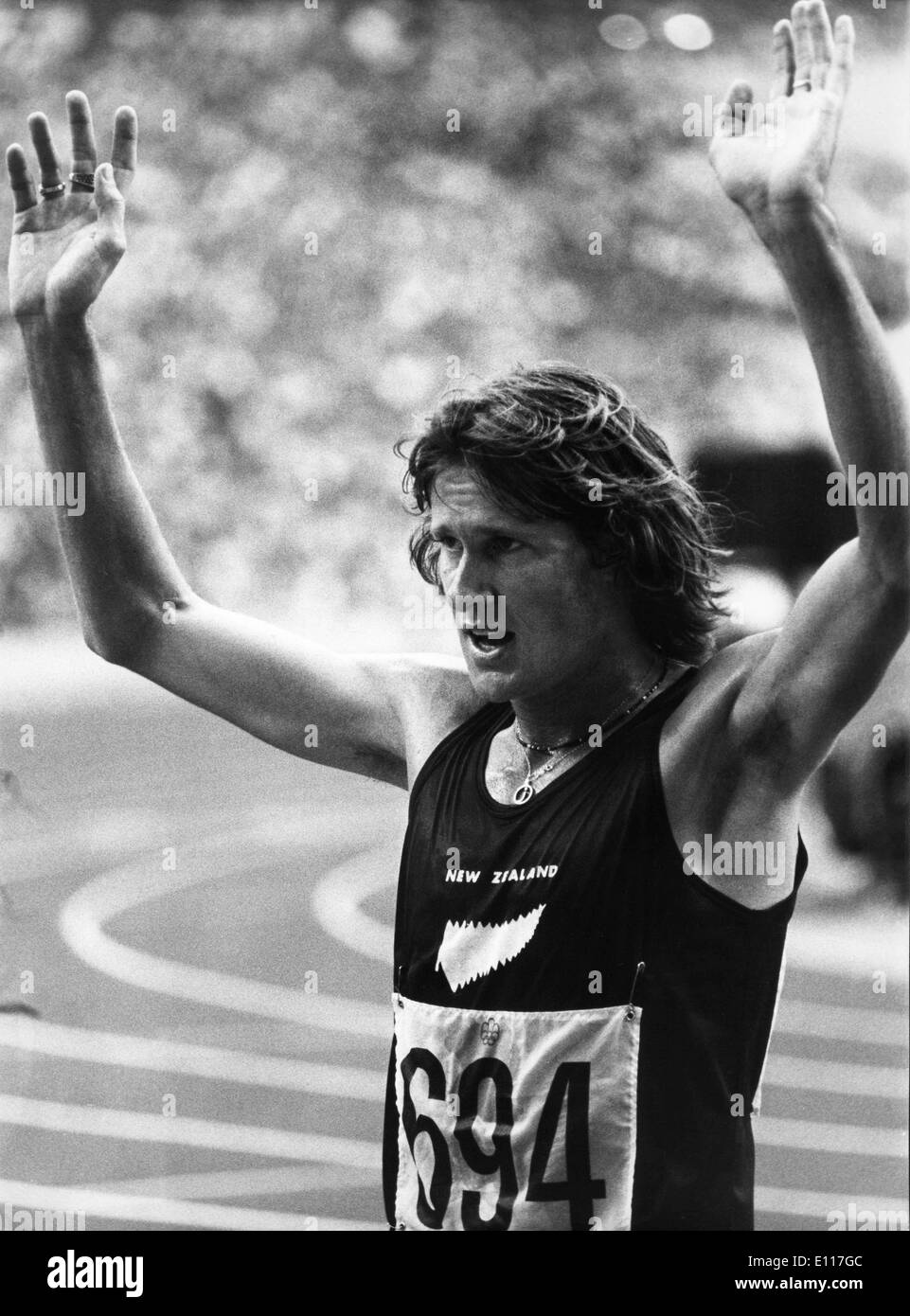 Mar 08, 1976; Montreal, Canada; Winner of the 1500 meter dash JOHN ...