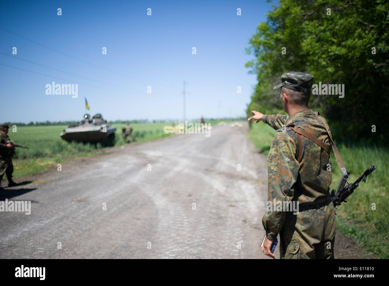 Russia border check point hi-res stock photography and images - Alamy