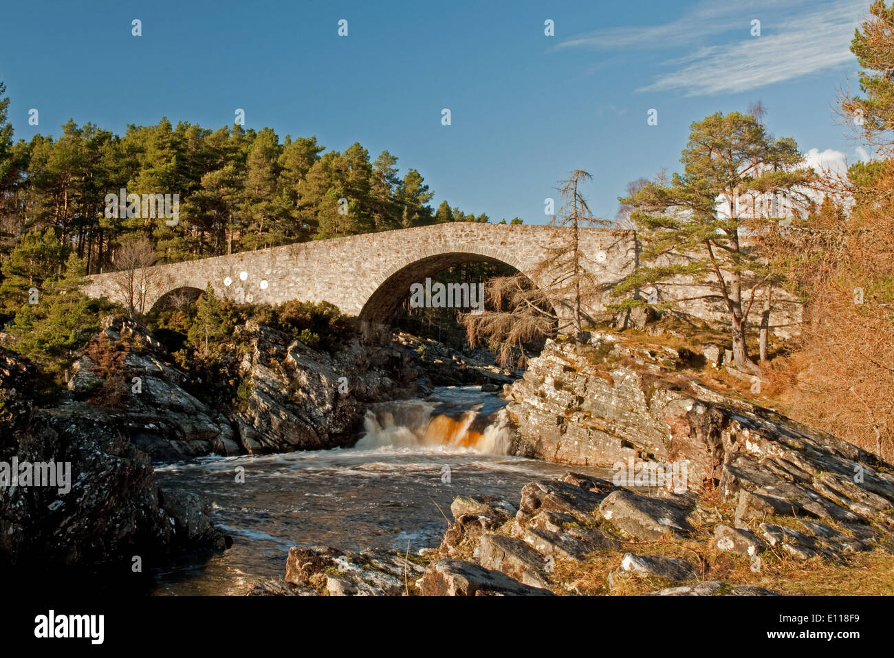 Wade's Bridge at Little Garve Stock Photo - Alamy