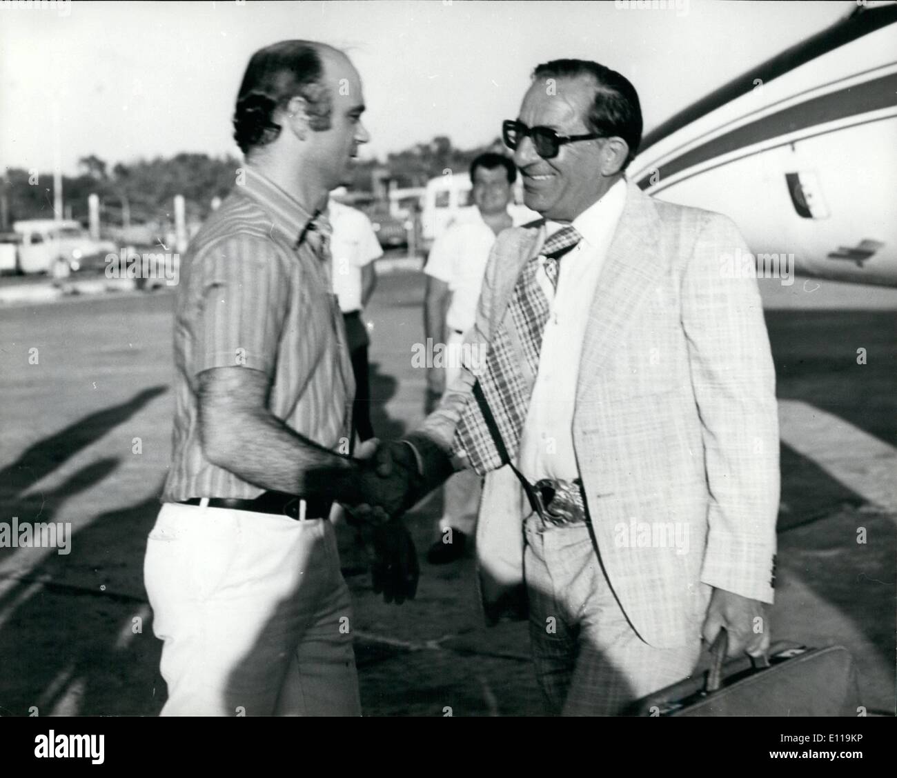 Sep. 09, 1976 - Dom Mintoff on Election trail in Malta: Dom Mintoff, on ...