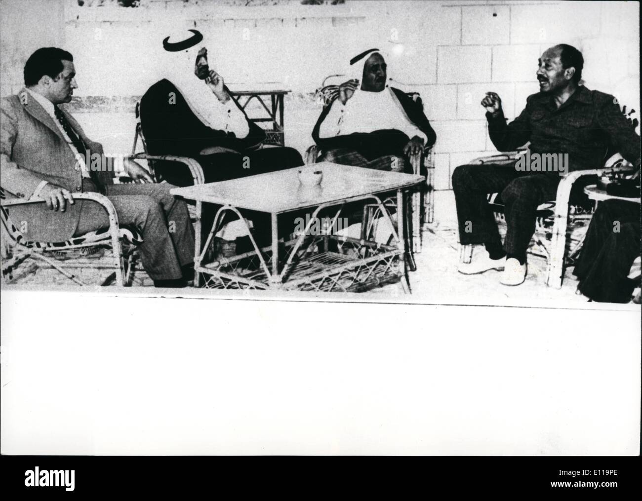May 05, 1976 - President Anwar El Sadat Yesterday met emir Saud Al ...