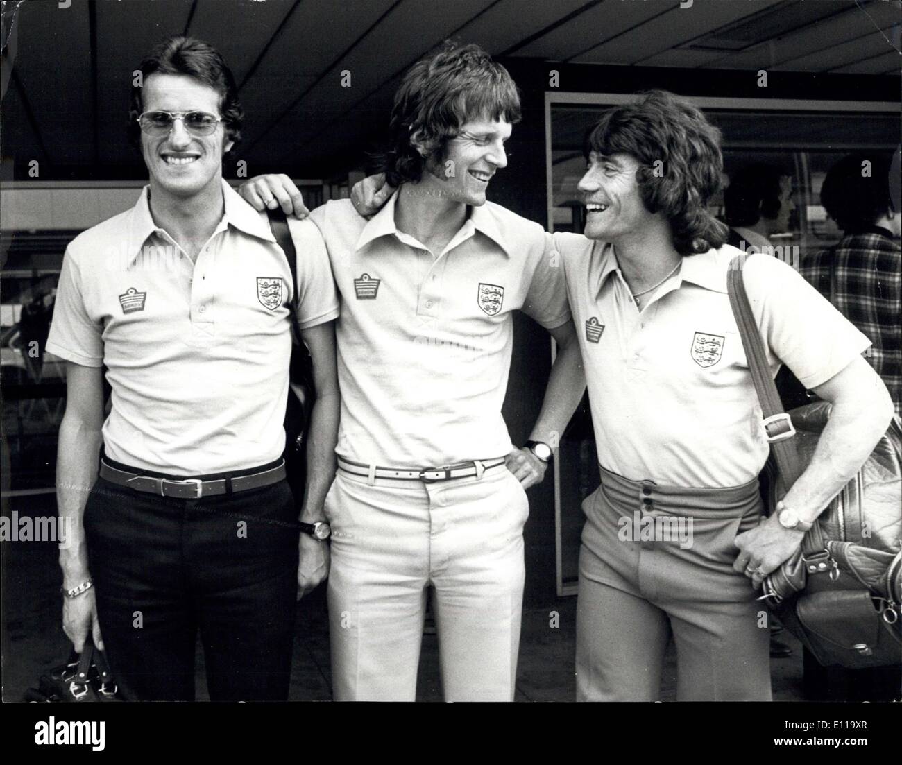 May 20, 1976 - England Soccer team fly off to America to compete in the ...