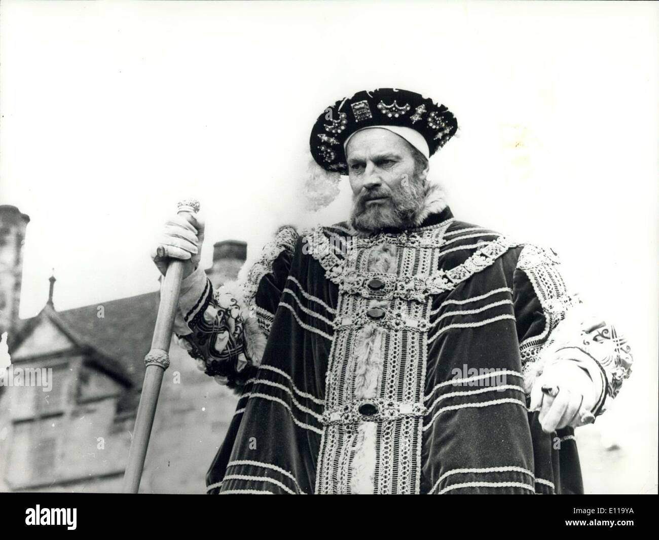 May 21, 1976 - Charlton Heston to play the Roll of king Henry VIII in ...