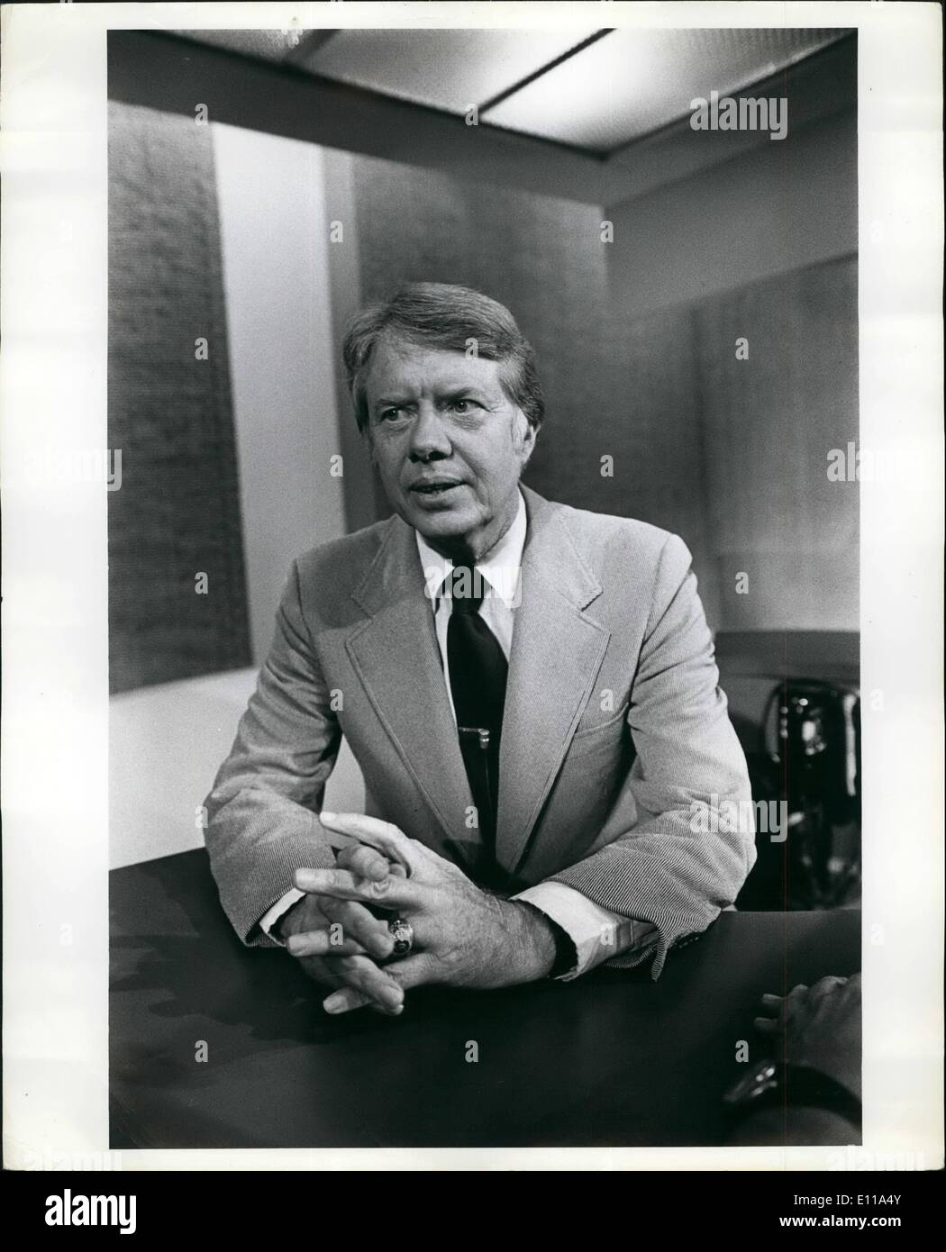 Jun. 06, 1976 - Democratic Presidential Candidate Jimmy Carter taping ...