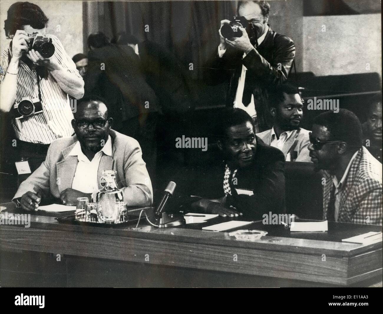Oct. 10, 1976 - Geneva-Conference on Rhodesia: Picture from the opening ...