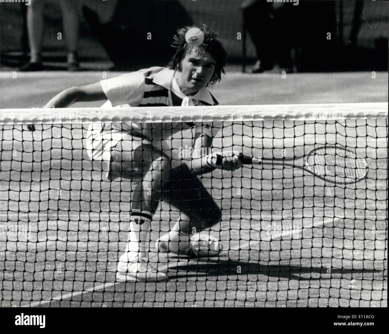 Jun. 06, 1976 - Wimbledon Championships - Roscoe Tanner knocks out ...