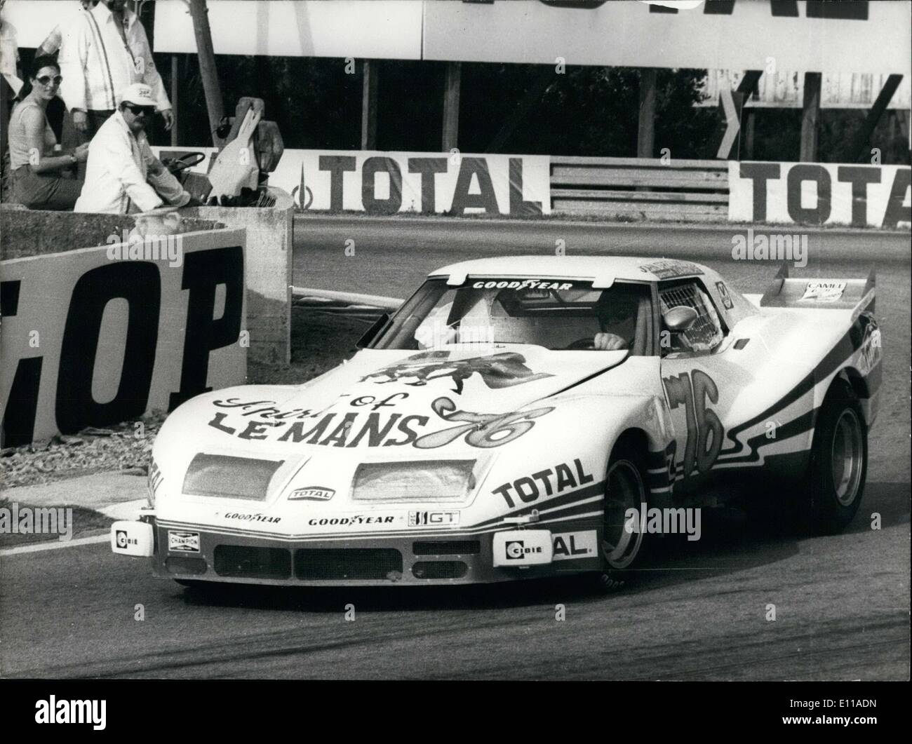 Jun. 10, 1976 - J. Greenwood ''Spirit of Le Mans'' Chevy Corvette Makes ...